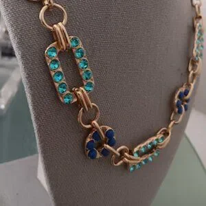Banana Republic | Jewelry | Banana Republic Modcontemporary Gold Blue ...
